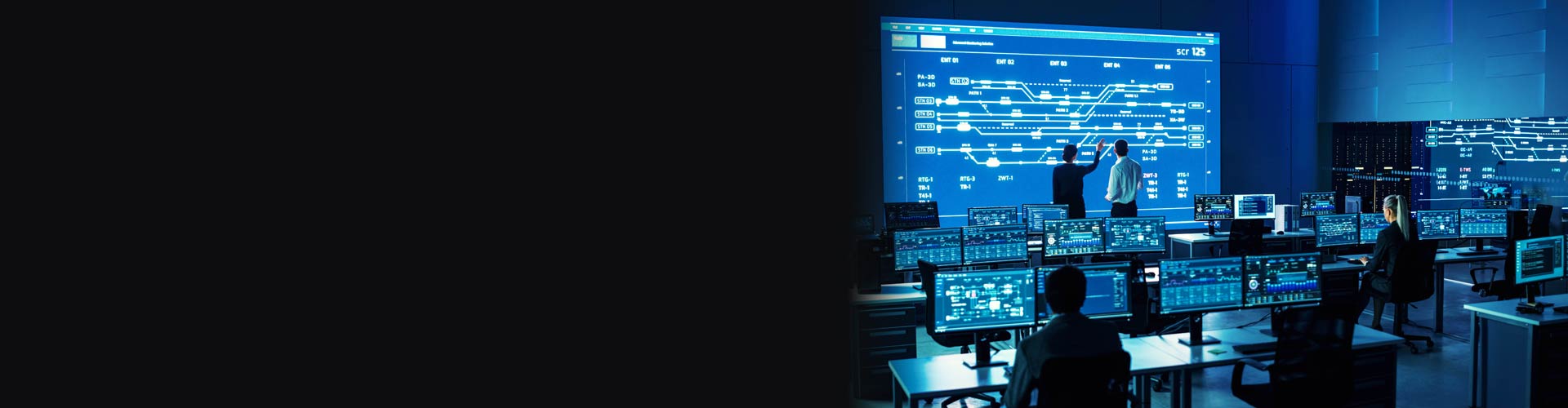 Modern Transportation Control Room